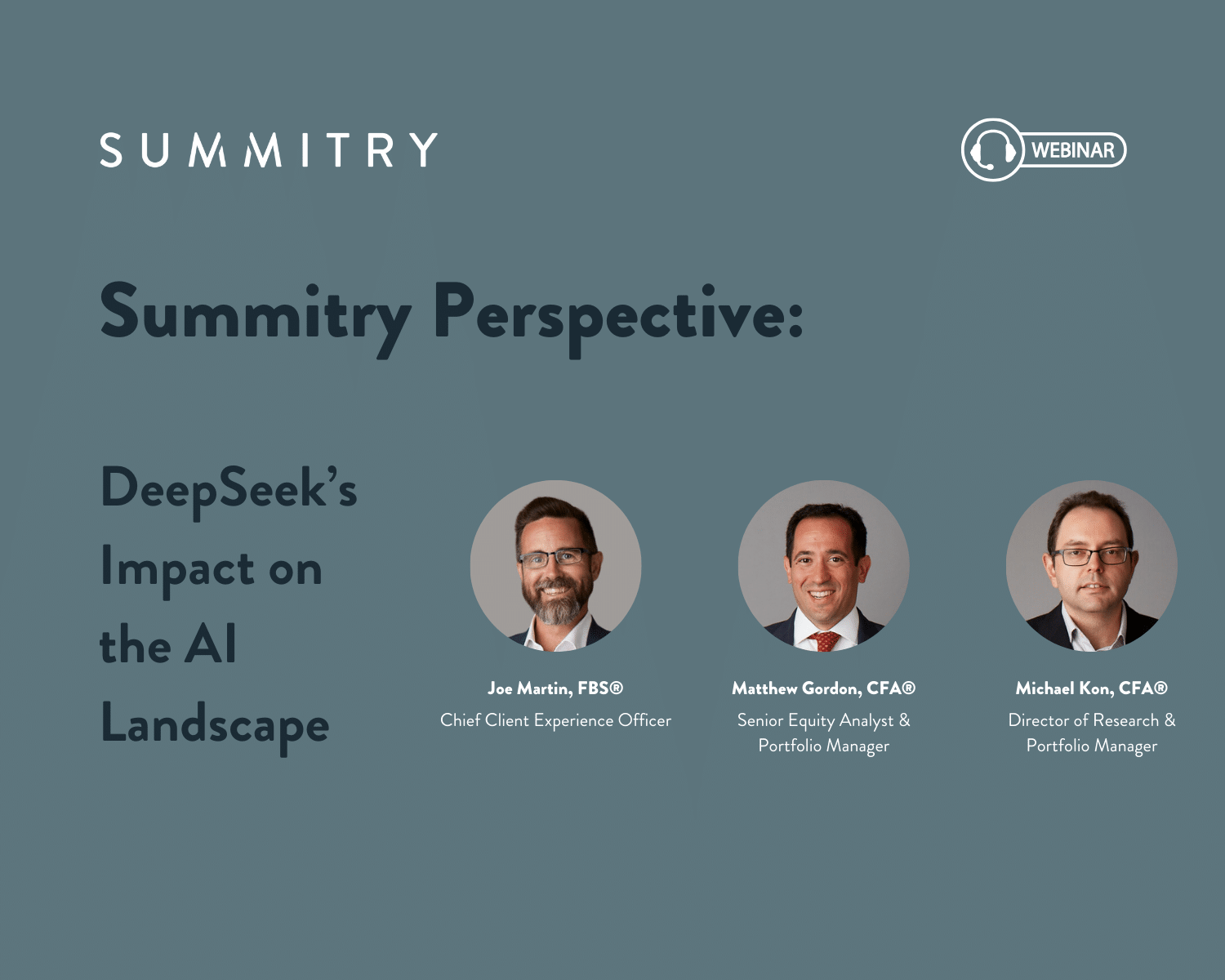 Summitry Perspective: DeepSeek's Impact on the AI Landscape - Summitry
